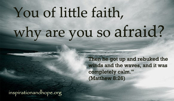 …Oh Me of Little Faith – Dear God…